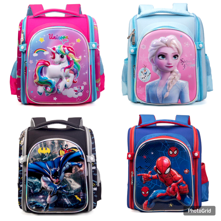 BUDGETSALE 12INCH HIGH QUALITY KINDERGARTEN CARTOON CHARACTER BACKPACK ...