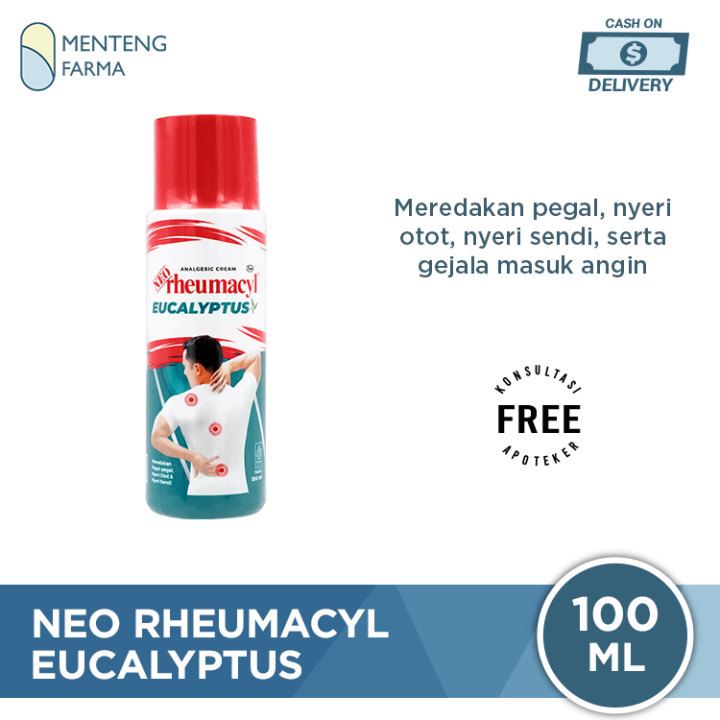 Neo Rheumacyl Eucalyptus 100 mL - Krim Analgesik Pereda Nyeri Otot dan ...