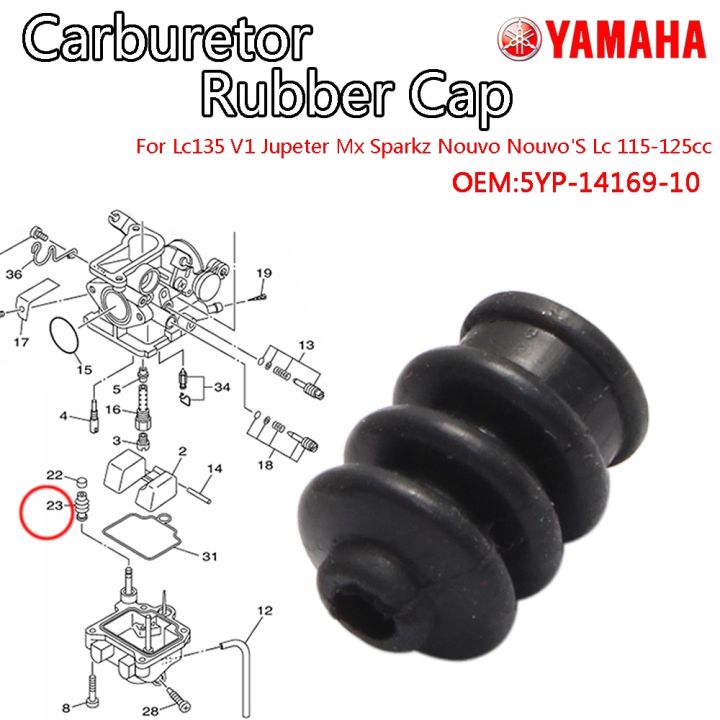 xupaishine Carburetor Rubber Cap Yamaha Lc135 V1 Sniper135 5yp-14169-10 ...