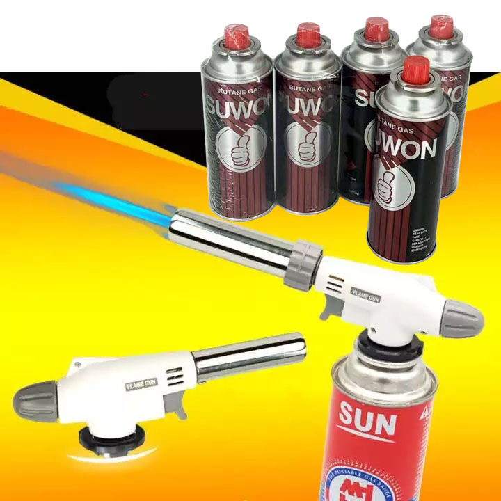 with free Gas sylinders #### Multi Functional Flame Gun Torch Auto ...