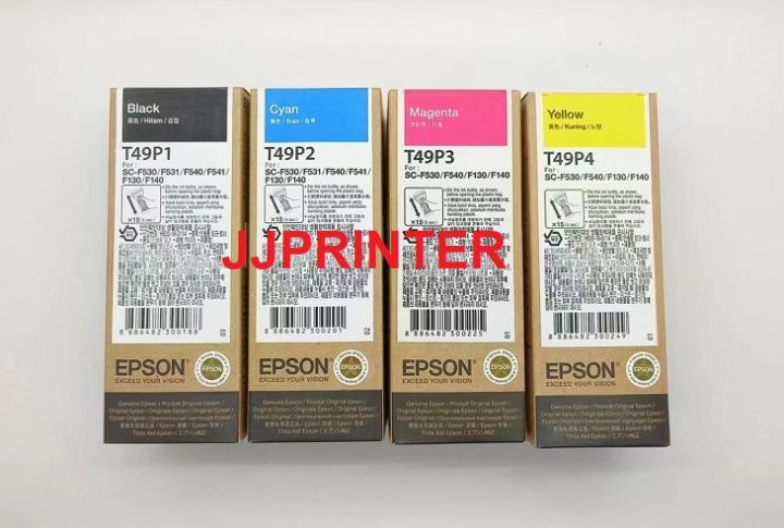 ** Original Epson SureColor SC-F130 F530 T49P1 T49P2 T49P3 T49P4 Dye ...
