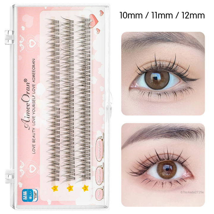 Eyelash Extensions 10/11/12/13mm Professional Assorted Lengths Wisps ...