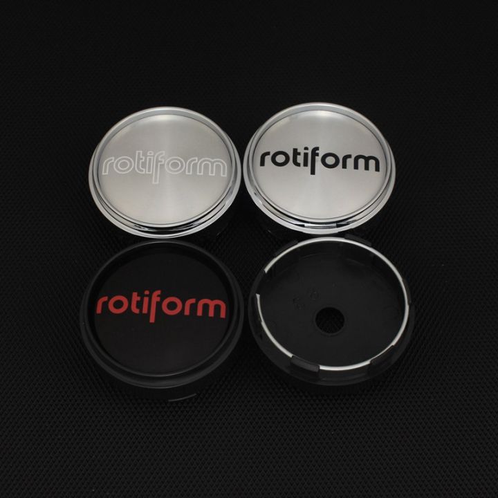 Hubcaps 4pcs 66mm car styling wheel center cap for rotiform logo emblem ...