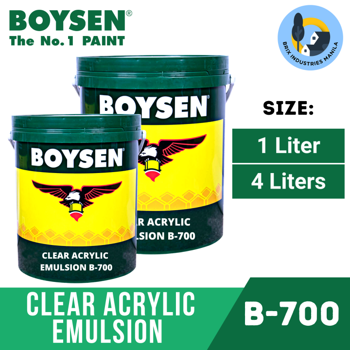 Boysen Clear Acrylic Emulsion Liter or Gallon B-700 Used to Prevent ...