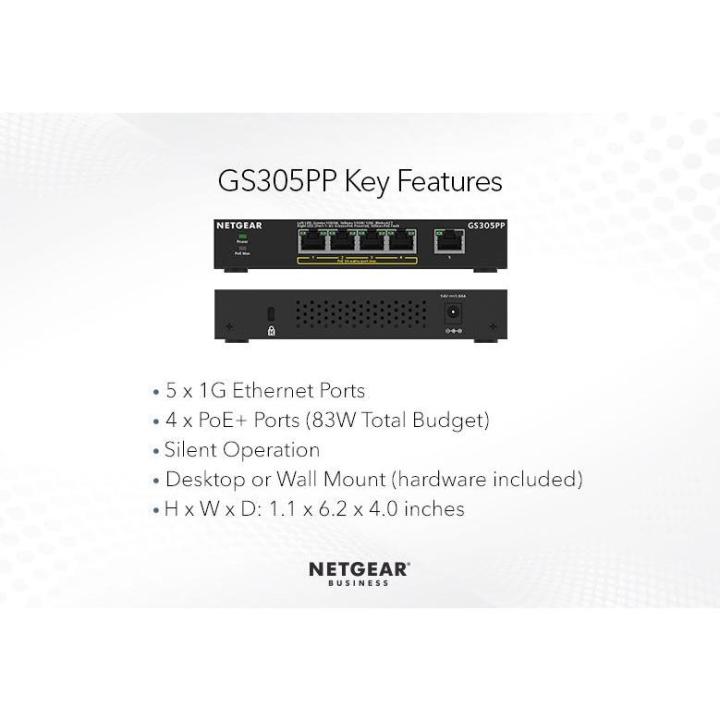 Netgear GS305P / GS305PP / GS308PP / GS316P / GS316PP / GS324P ...