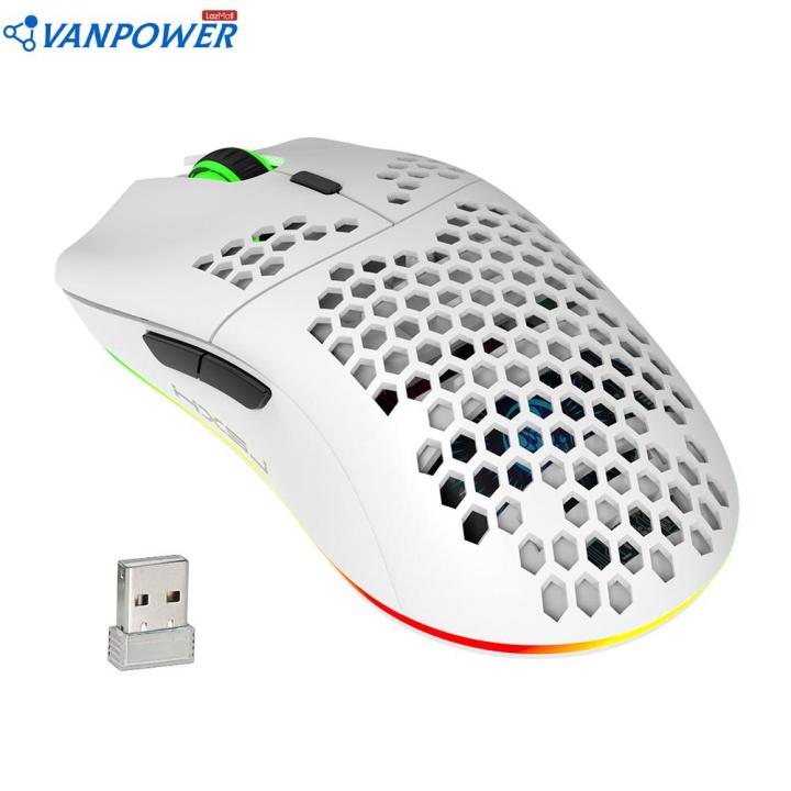 (Ready) HXSJ T66 Wireless Gaming Mouse with Honeycomb Shell 7 ...