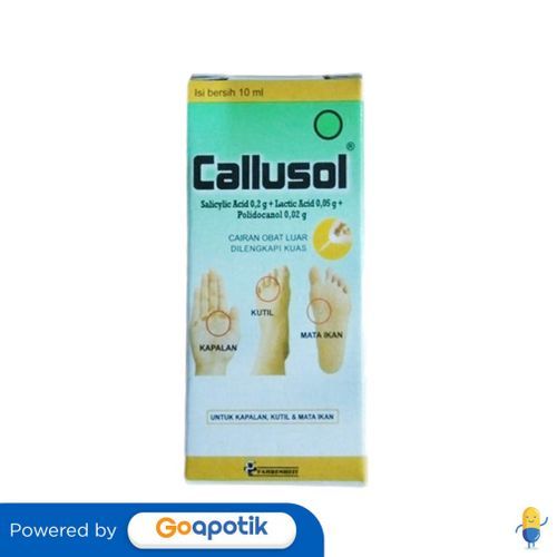 Callusol Larutan 10 Ml Botol | Lazada Indonesia