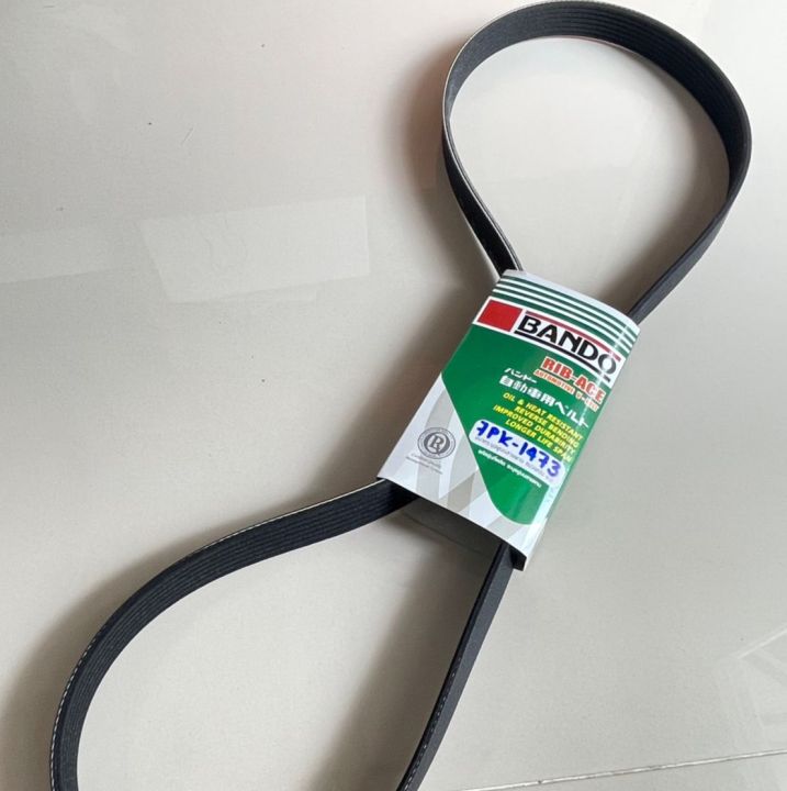 สายพาน Tiger D4D BANDO แท้ 7PK1473 TOYOTA Tiger D4D สายพานพัดลม สายพาน ...