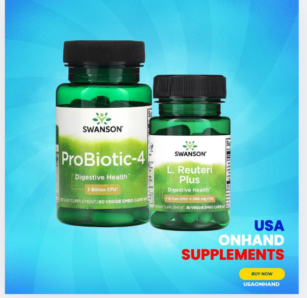 USAOnhand| Swanson, L. Reuteri Plus, 30 Veggie EMBO Caps AP & Probiotic ...
