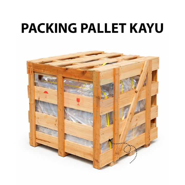 Packing Pallet Kayu Custom (Add-On Pengiriman Aman) | Lazada Indonesia