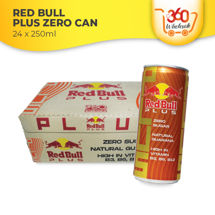 RED BULL PLUS ZERO - 24 x 250ML | Lazada