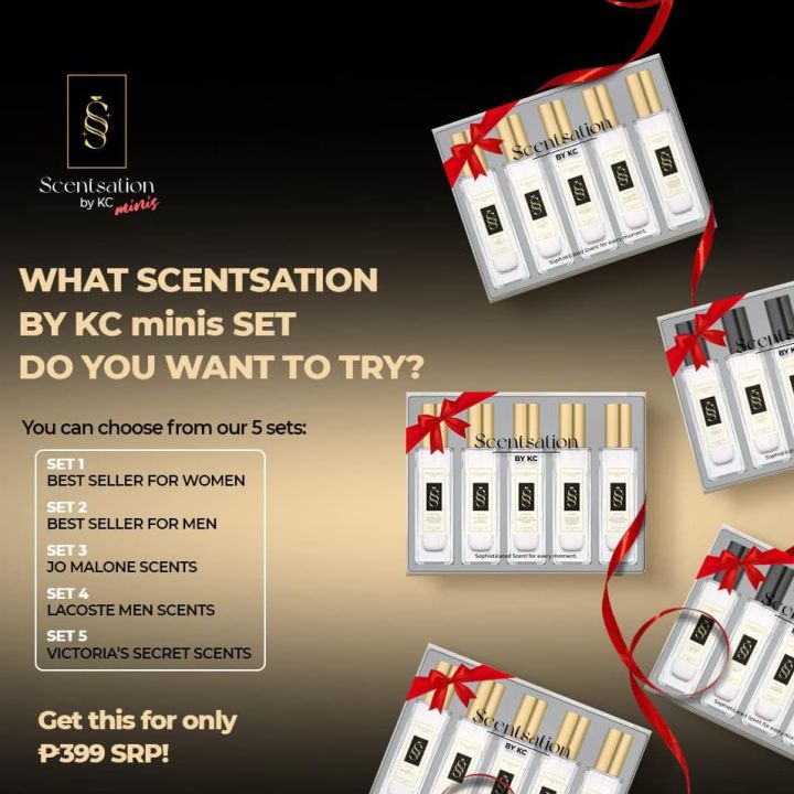 Scentsation by KC Perfume Minis Set | Lazada PH