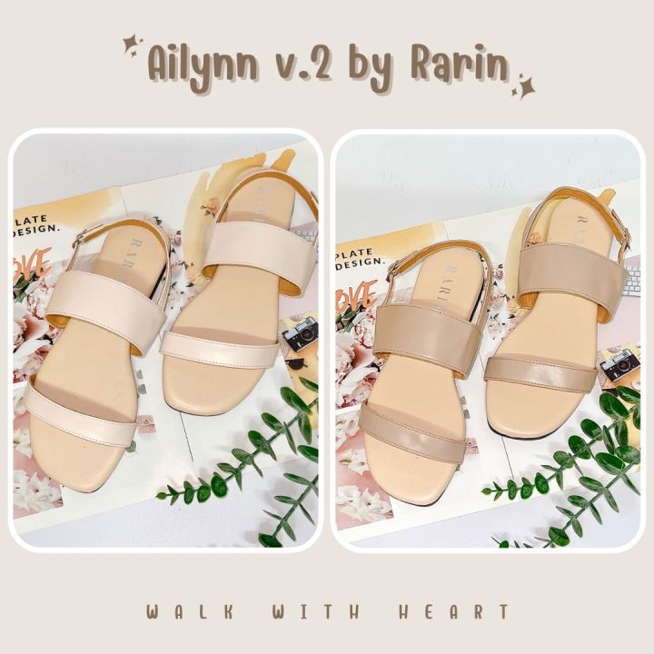 ส่งจากกรุงเทพ Rarin รุ่น Ailynn v.2 รองเท้าแตะรัดข้อ งานพรีเมี่ยม พื้น ...