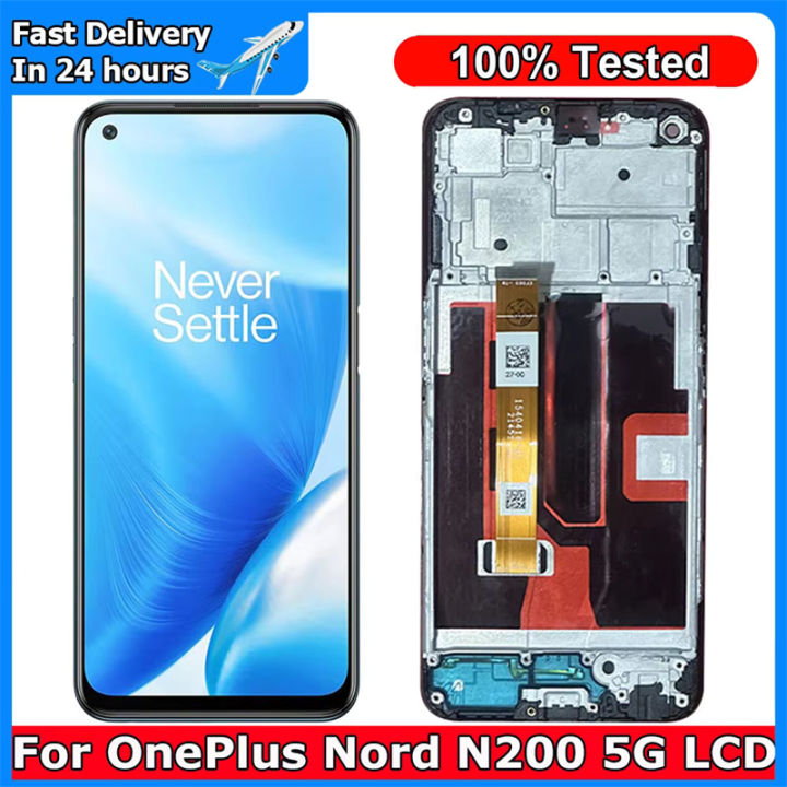 6.49"IPS For OnePlus Nord N200 5G LCD Display Touch Screen Sensor Digiziter Assembly Replace For ...