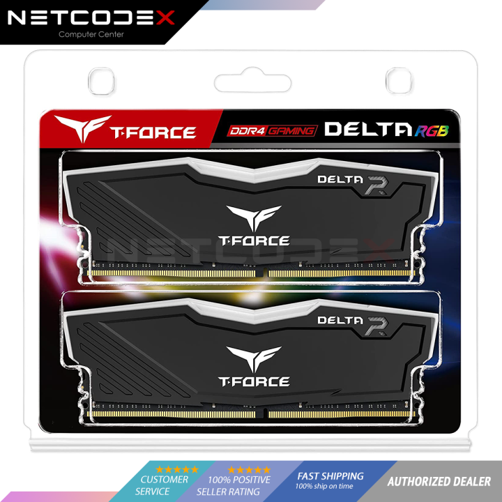 TEAMGROUP Team T-Force Delta RGB DDR4 Gaming Memory, 2 x 8 GB, 3600 Mhz ...