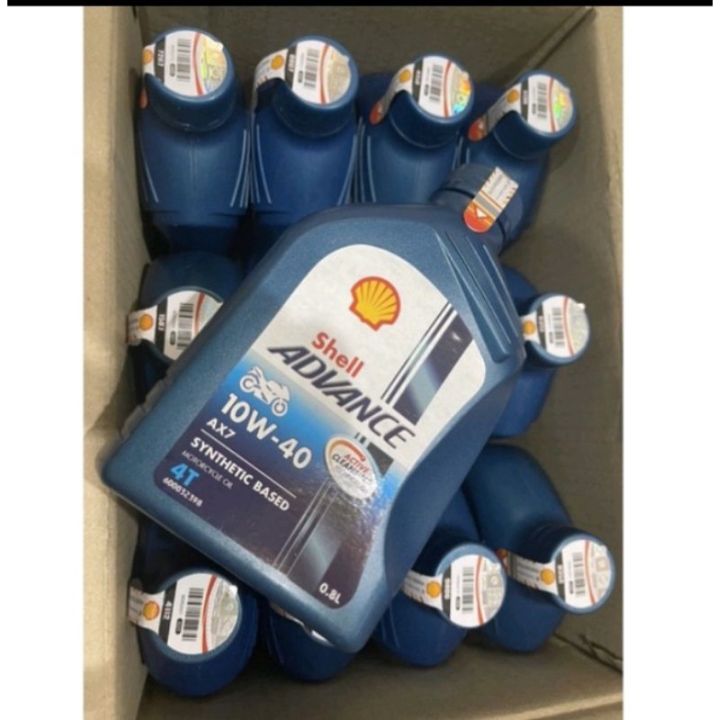 Oli SHELL ADVANCE AX7 10W-40 0,8 Liter | Lazada Indonesia
