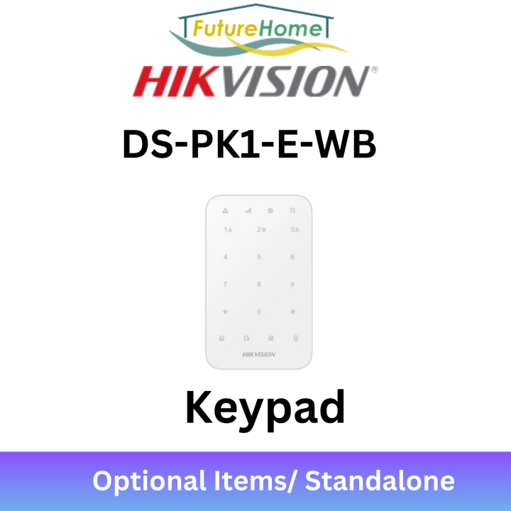 HIKVISION AX PRO Wireless Standalone Keypad DS-PK1-E-WB Keypad for ...