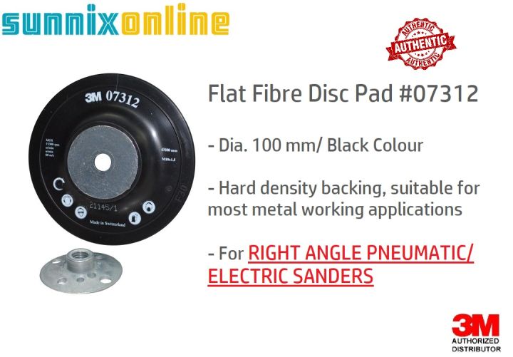 3M Flat Fibre Disc Pad #07312 | Lazada