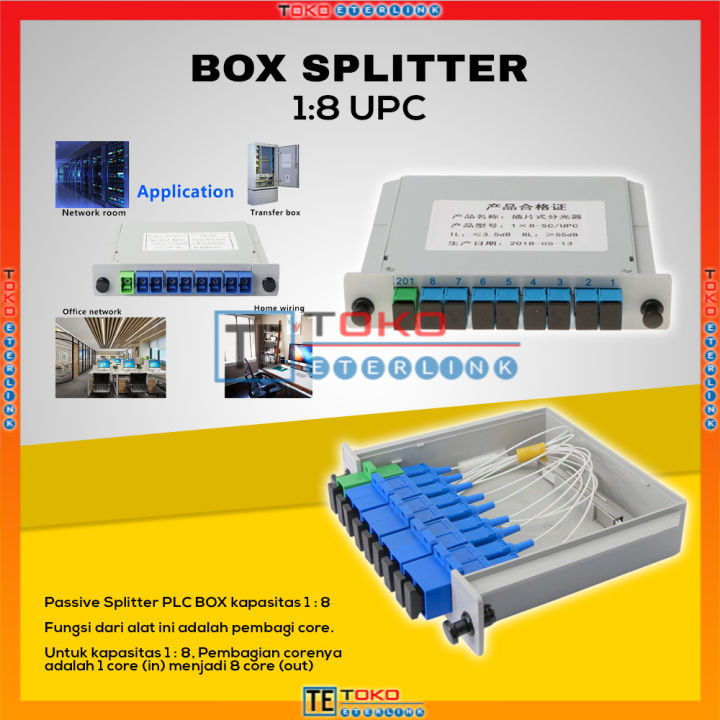 Pasif Splitter 1 8 SC UPC Passive Splitter BOX 1 8 SC UPC | Lazada ... Pasif Splitter 1 8 SC UPC Passive Splitter BOX 1 8 SC UPC | Lazada ...