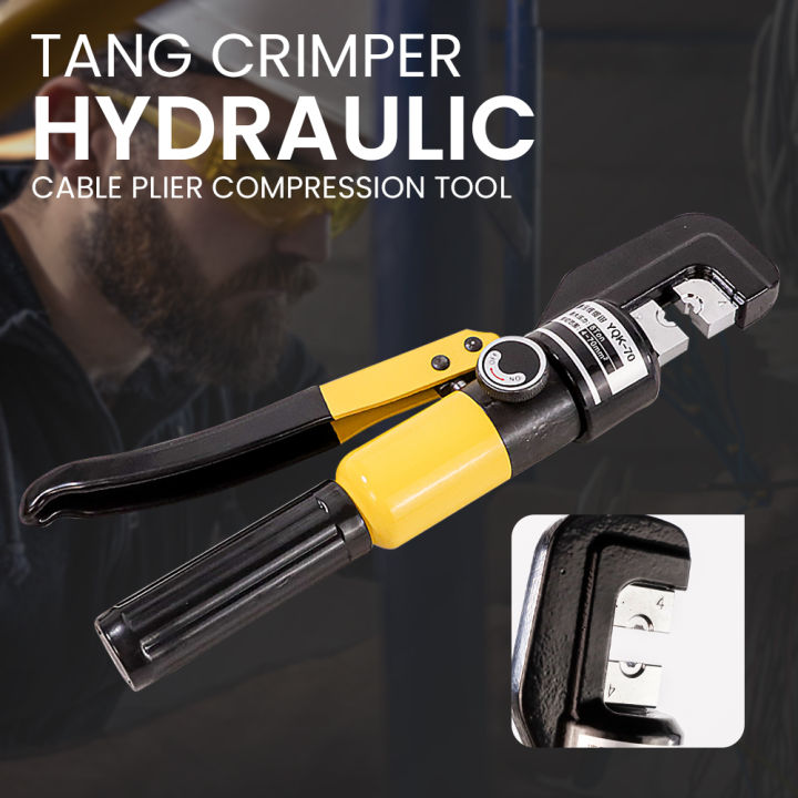 YQK70 Tang Crimping Tool Tang Press Skun Hidrolik Hydraulic Crimping ...