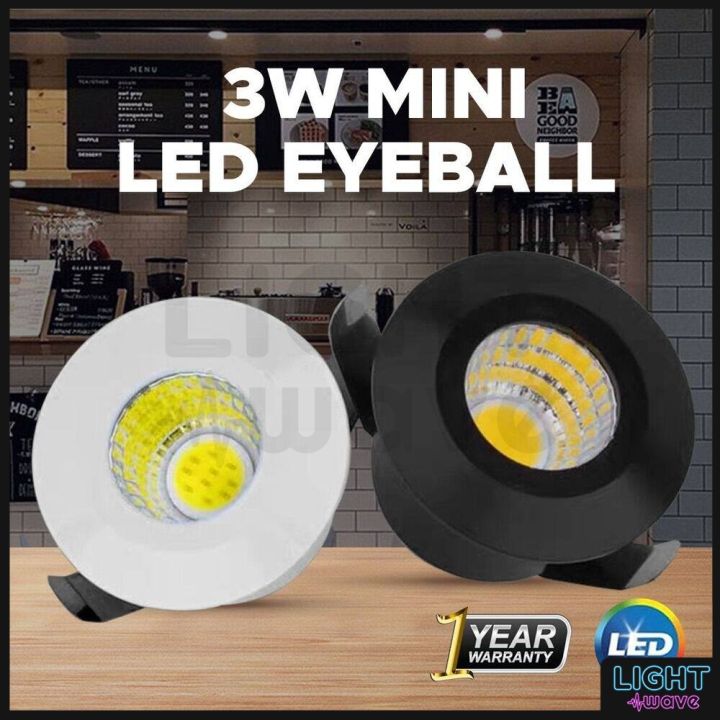 [READY STOCK] 3W MINI LED EYEBALL CABINET RACK / DISPLAY SHOWCASE MINI ...