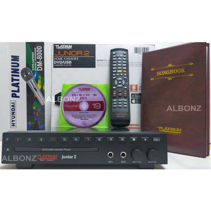 Junior 2 Platinum KS 10 Home Karaoke Videoke Player with Mic | Lazada PH
