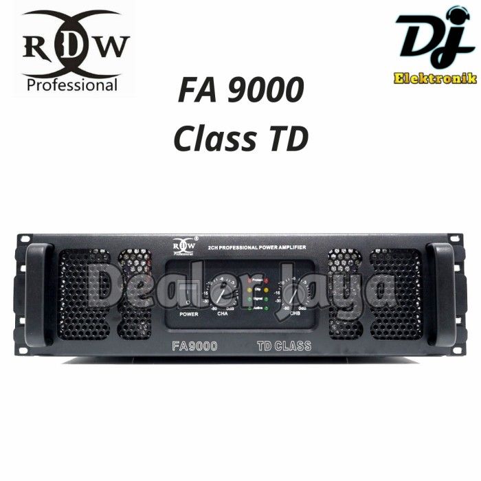 Power Amplifier RDW FA9000 / FA 9000 Class TD - 2 channel | Lazada ...
