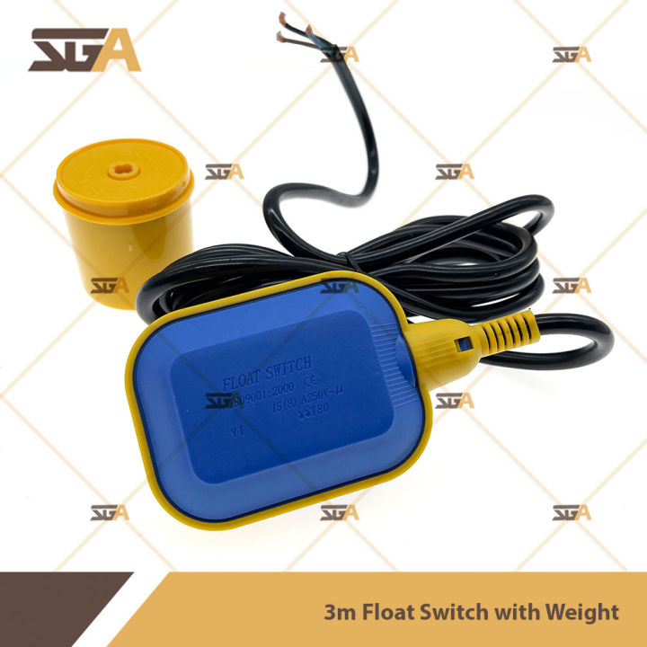 3 Meter / 5 Meter Float Switch with Weight & Cable, Water Level Switch ...
