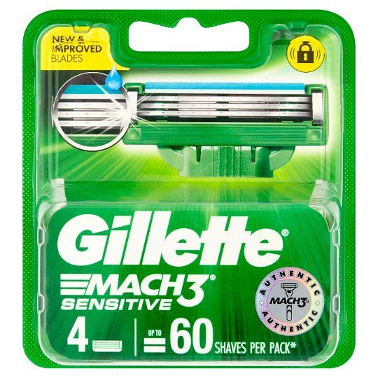 Gillette Mach 3 Sensitive Cartridge 4s razor blades | Lazada PH