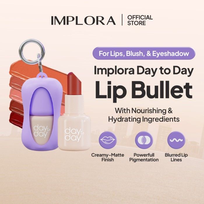 IMPLORA Day To Day Series Lip Bullet - Lipstick Gantungan Kunci Implora ...