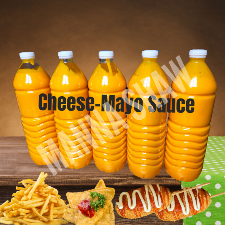 CHEESE-MAYO / SPICY CHEESE-MAYO SAUCE for Shawarma, Nachos, Potato ...