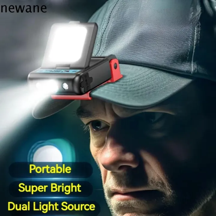 NEWANE Clip On LED Headlight Rechargeable LED Light Rechargeable ...