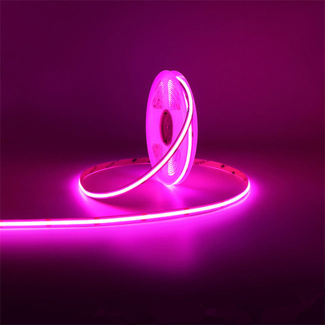 Angelila 5m 10m Pink COB LED Strip Light 12V Flexible LED Tape Lamp ...