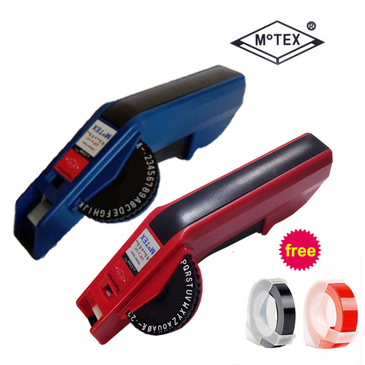 MOTEX embossing machine waterproof sticker manufacturer E-5500 E-505 ...