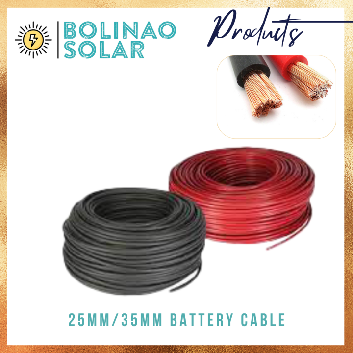 Pure Copper Battery Cable 25mm / 35mm per Meter | Lazada PH