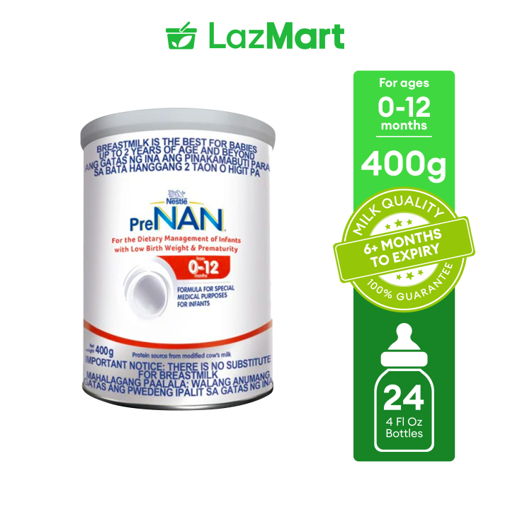 PreNAN® Infant Milk for 0-12 Months Old 400g | Lazada PH