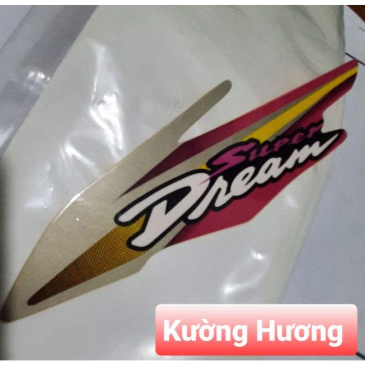 Tem yếm xe Dream việt - tem gắn yếm super DREAM- loại 3 lớp đẹp | Lazada.vn