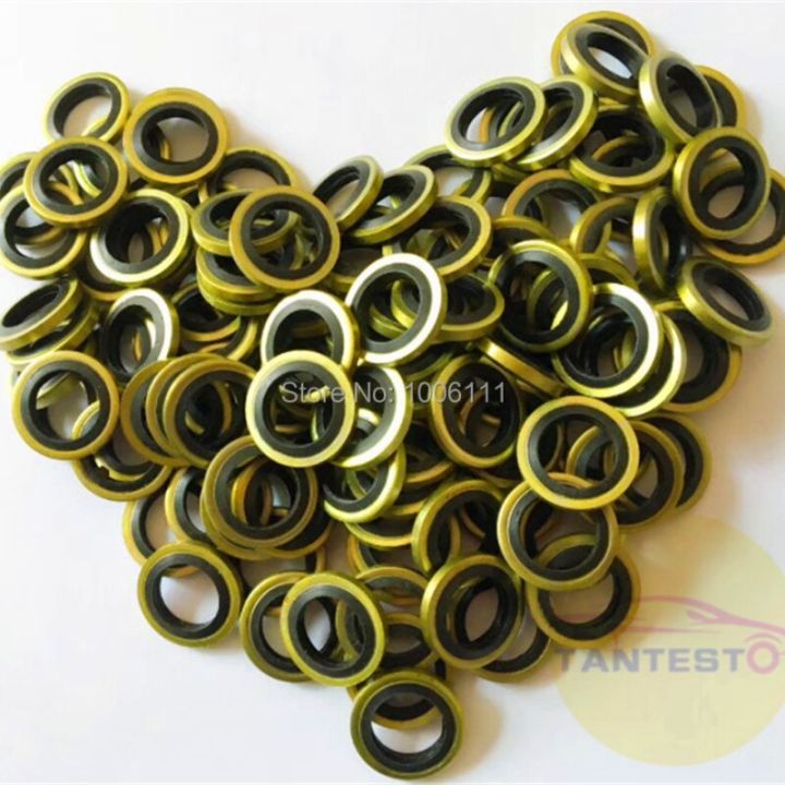 100pcs Diesel Pump Common Rail Injector Nozzle Seal Rubber Washer O ...