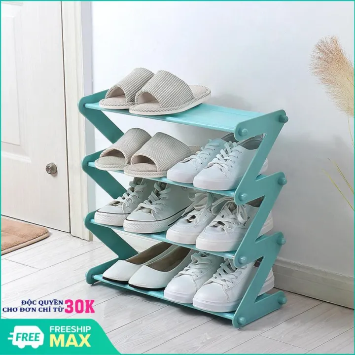 Kệ Dép 4 Tầng Chữ Z Để Sách Vở, Giày Dép, Vật Dụng Đa Năng - Cao cấp | Lazada.vn