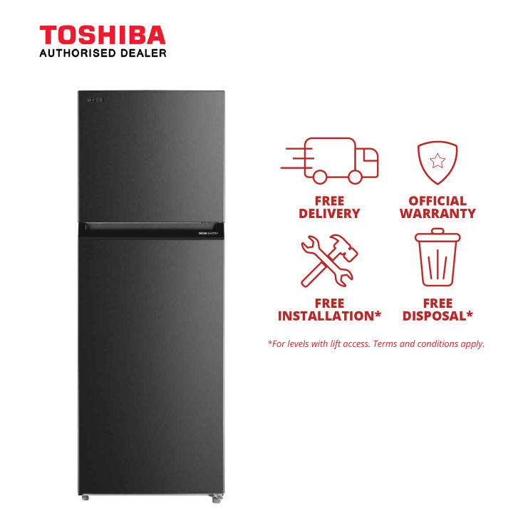 (Bulky) Toshiba 408L 2 Door Fridge Origin Inverter GR-RT559WE-PMX(06S ...