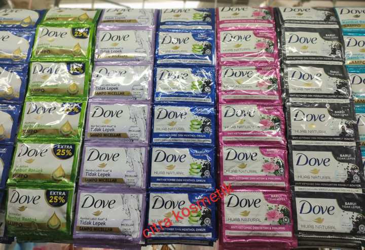 SHAMPOO/KONDISIONER DOVE SACHET/ 1 RENCENG = 12 | Lazada Indonesia