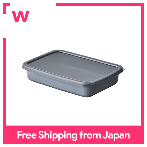 Nodahoro Enameled Enameled Storage Container, Heat-Resistant, Square ...