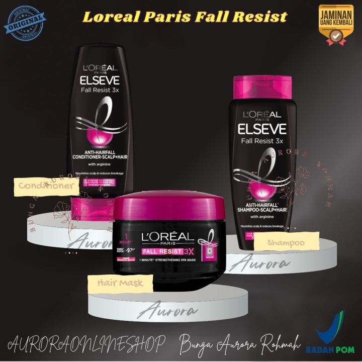 L'OREAL Paris Fall Resist 3X Anti-Hair Hair Treatment - Shampoo ...