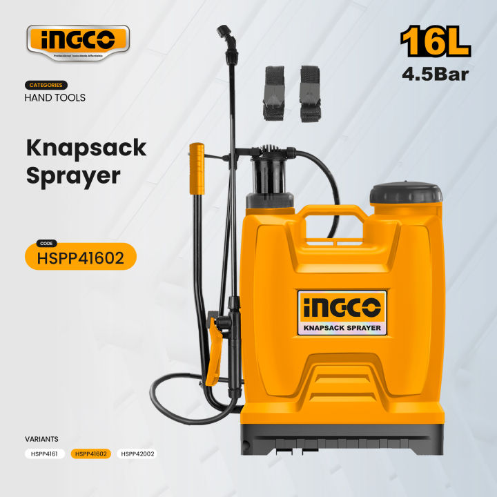 Ingco Manual Knapsack Sprayer For Garden Agricultural Chemical Sprayer 16L/20L IHT | Lazada PH