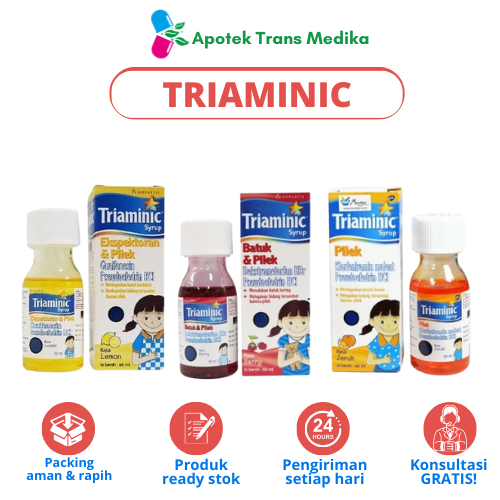 Triaminic merupakan obat yang digunakan untuk mengatasi gejala pilek ...