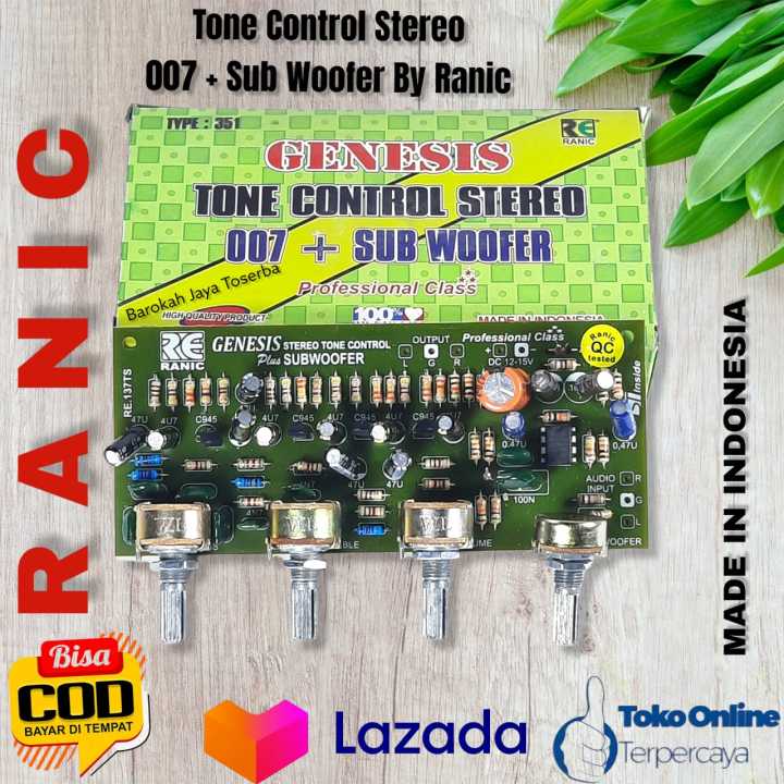 Kit Tone Control Stereo Genesis Dc 12 Volt | Lazada Indonesia