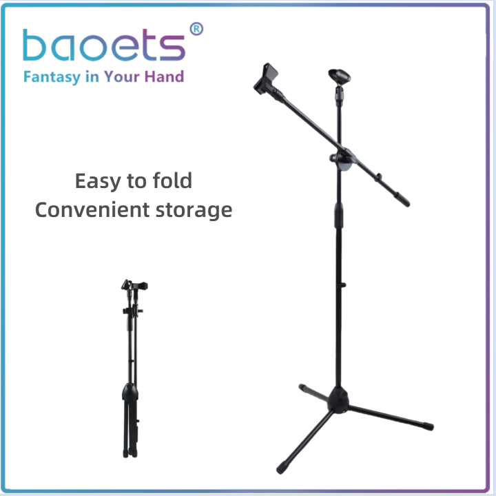 Portable Microphone Stand PRO 360° Rotating Adjustable Height Mic Stand ...