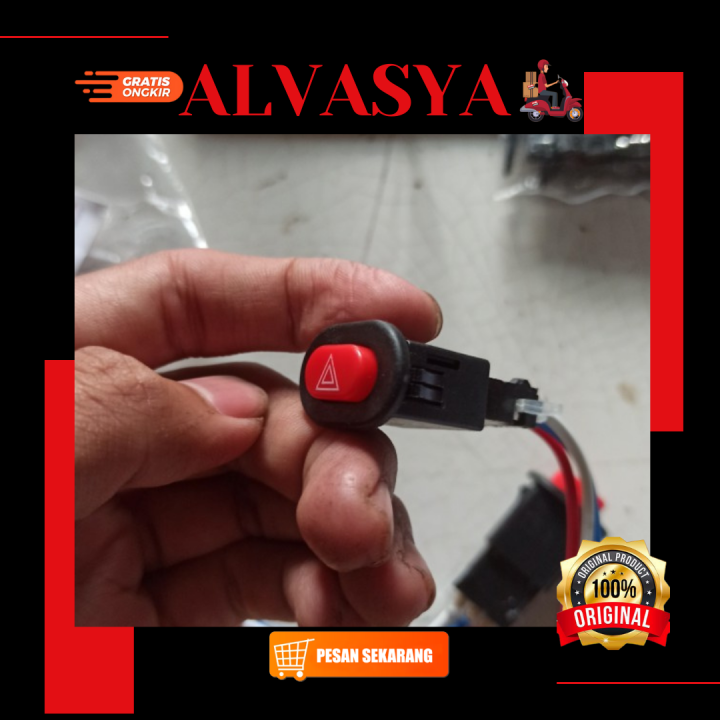 Saklar Tombol Switch On Off Lampu Hazard Ori Tombol Lampu Switch On Off ...
