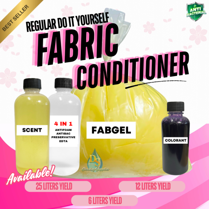 DIY FABRIC CONDITIONER KIT 25 LITERS YIELD 12L 8L with INSTRUCTION ...