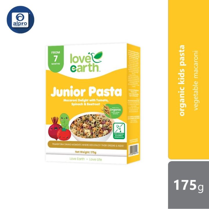 Love Earth Organic Kids Pasta (Vege Macroni/Farm Animals) | 175g | Lazada